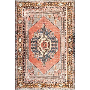 nuLOOM Tena Tribal Area Rug, 3' x 5', Orange