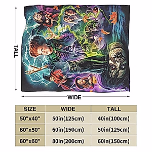 Niubai Halloween Blanket Cartoon Blanket Flannel Fleece Blanket Ultra Soft Lightweight Throw Blanket for Bed Couch Living Room 60''X50''