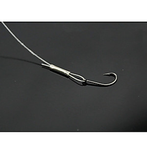 50PCS Single Barrel Crimp Sleeves Copper Tube Fishing Line Rigging Tackle Wire Rope Clips Tube Connector Fishing Wire Sleeves 2.2mm