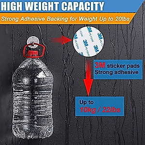 Heavy Duty Self Adhesive Hooks 8 Pack Bathroom Towel Hook Without Nails Metal Sticky Hooks for Hanging Coat Clothes Shower Hat, Stick on Wall Closet Kitchen Hooks, Durable, Stainless Steel