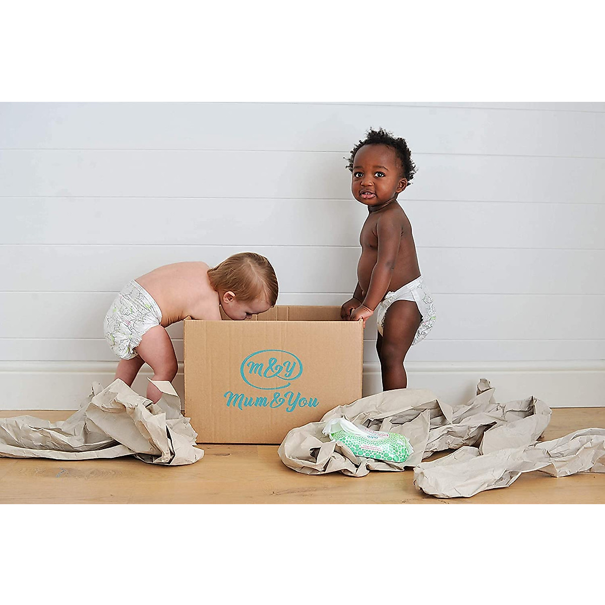 Mum & You Nappychat Diapers, Size 4 (Pack of 2), Unisex-Babies, Soft and Flexible, Hypoallergenic, Dermatologically Tested, Eco-Friendly, Chlorine-Free, 100% Renewable Energy