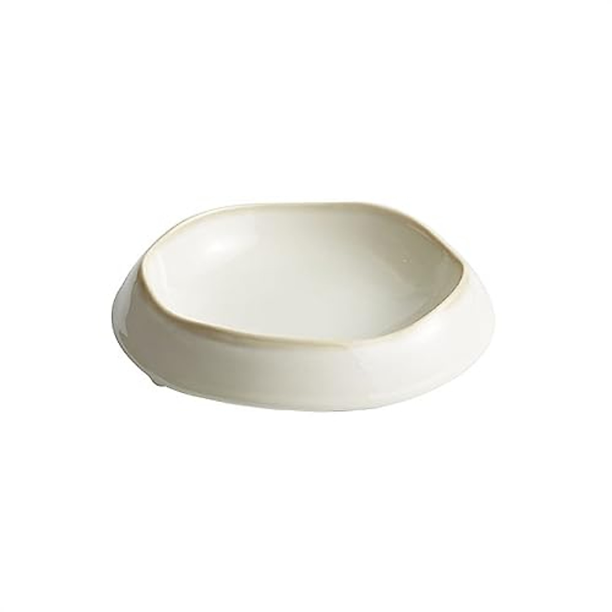 Stackable Dinner Plates Ceramic Serving Plate Home Pasta Plate Dessert Plate Snack Bowl Cake Bowl Salad Bowl Appetizer Plate Kitchenware Pizza Pasta Plate Dessert Plate (Size : 4inch)