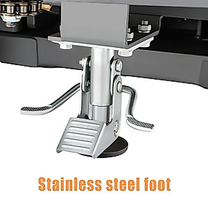 APOLLO Semi Electric Pallet Forklift Economy Hand Pallet Stacker Lift Jack with Straddle Legs 3300lbs Capactiy 118" Lifting Height