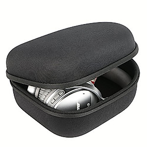 Khanka Hard Case Replacement for Audio-Technica Professional Studio Monitor Headphones Headset Headphone (black2)