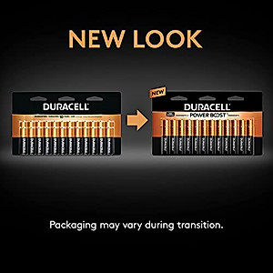 Duracell Coppertop AAA Batteries with Power Boost Ingredients, 24 Count Pack Triple A Battery with Long-Lasting Power, Alkaline AAA Battery for Household and Office Devices
