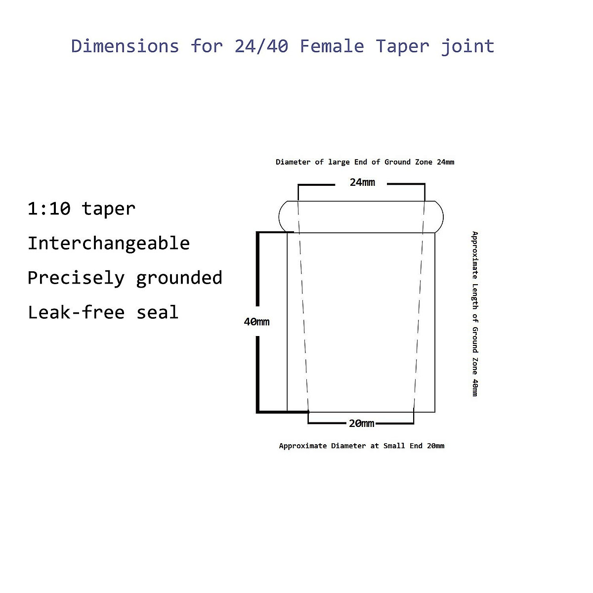Laboy Glass 2000mL 3 Neck Round Bottom Boiling Flask with 24/40 Center & Side Joints Angled Receiving Reflux Flask Multi Neck Apparatus Organic Chemistry Lab Glassware