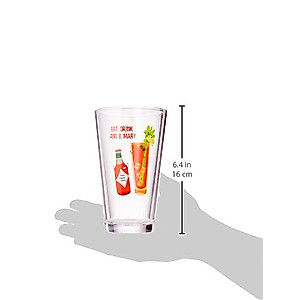 Pavilion - Eat, Drink & B. Mary - Bloody Mary - 16 oz Pint Glass Tumbler
