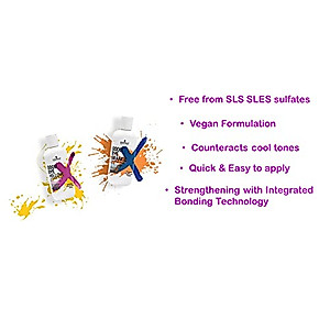 GOODBYE ORANGE Neutralizing Wash Shampoo – Color Balancing for unwanted orange and red undertones – Cleansing Vegan Hair Care with Blue- greenish pigments, 10.1oz