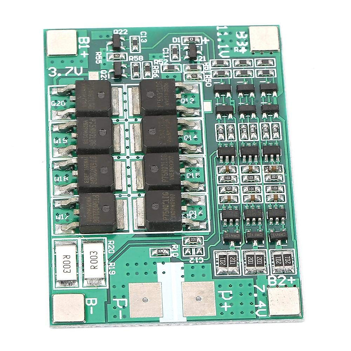Lithium Battery Protection Board, Li-ion Lithium Battery PCB Protection Board Module 3S 12V 40A Board BMS PCB Board with Balance Charging