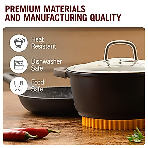 Fun Rotelle-Shaped Silicone Trivet/Hot Pads for Kitchen from a Series of Pasta-Inspired Kitchen Gadgets | Cool Hot Pads to Protect The Countertop | Original Kitchen Accessories | by Monkey Business