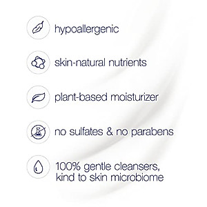 Dove Hypoallergenic Body Wash To Moisturize Sensitive Skin Body Wash For Sensitive Skin Sulfate and Paraben Free, 22 Fl Oz (Pack of 4)