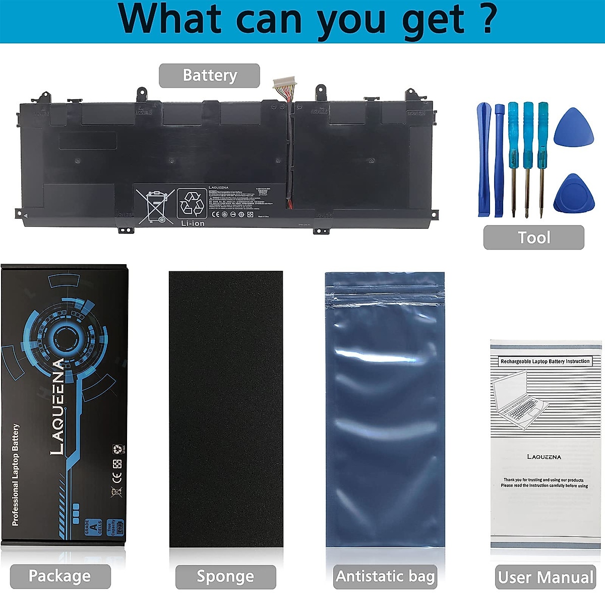 LAQUEENA SU06XL Laptop Battery Compatible with HP Spectre X360 15-DF0000 15-DF0000NF 15-DF0000NO 15-DF0000NV 15-DF0000NX 15-DF0000TX 15-DF0005TX 15-DF0011NF 15-DF0025NA 15-DF0044NB 15-DF0757NZ