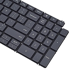 Replacement Keyboard for Dell inspiron 15 3501 3502 3505 5502 5505 5508 5584 5590 5593 5594 5598, inspiron 15 7501 7506 7590 7591 7706 7790 Laptop with Backlit Black US Layout