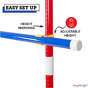 Play Platoon Limbo Game for Adults & Kids - Limbo Stick Yard Game Set for Outdoor Luau Party