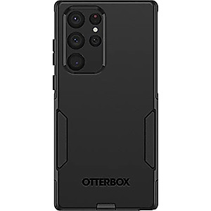 OtterBox Galaxy S22 Ultra Commuter Series Case - BLACK, Slim & Tough, Pocket-Friendly, with Port Protection