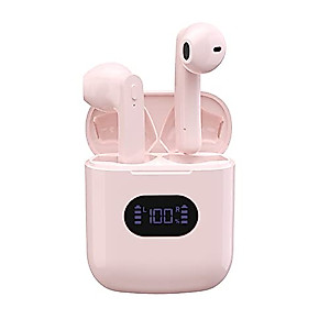 Bluetooth Headphones Wireless Earbuds with Wireless Charging Case Dual Digital Display