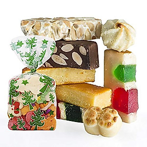 VEYLIN 120Pcs Christmas Cellophane Goody Bags, Xmas Cello candy Bags with Ties for Holiday Party Favors