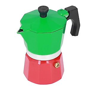 Pilipane Classic Stovetop Espresso and Coffee Maker, Aluminum Moka Pot, Flavored Strong Italian Style Moka Pot Thicken Octagonal 3 Color(3 CUPS), Makes Real Italian Coffee
