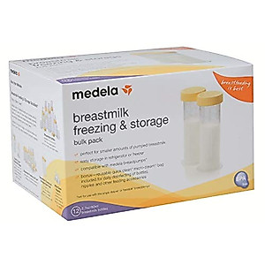 Medela Breast Milk Storage Bottles, 2.7 Ounce Containers, Leak Proof Lids, Breastmilk Freezer or Refrigerator Storage, Made Without BPA , 12 Count (Pack of 1 )