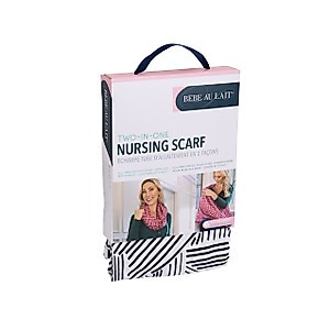 Bebe au Lait Premium Cotton Jersey Nursing Scarf - Montauk