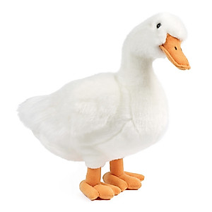 Living Nature Duck Stuffed Animal | Fluffy Duck Toy | Soft Toy Gift for Kids | 14 Inches