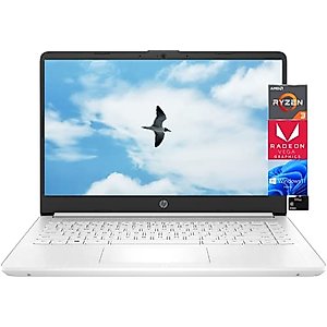 2022 HP Notebook 14 Laptop, 14" HD IPS Display, AMD Ryzen 3 3250U Processor, 8GB DDR4 Memory, 128GB SSD, Webcam, USB Type-C, HDMI, WiFi, Long Battery Life Up to 10 Hours, Windows 11