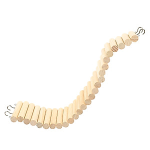 Ladder Fence Hedgehog Separating Fence Hamster Cage Ornament Hamster Ladder Hamster Toys Multipurpose Wooden Fence Hamster Plaything Small Pet Climbing Toy Hamster Wooden Ladder