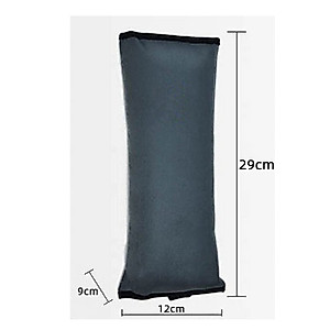 Colorsheng 2 pcs Auto Pillow Car Safety Belt Protect, Shoulder Pad, Adjust Vehicle Seat Belt Cushion for Kids （Grey，Pink）