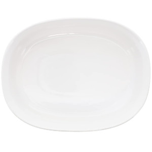 CorningWare French White 1.5 Quart Oval Casserole Bundle: 1.5 Oval with Plastic Lid