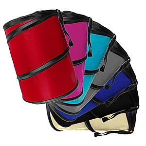 FH Group Automotive Waterproof Portable Collapsible Large Trash Can Garbage Container fits Most Cars,‎Polyethylene,SUVs, and Trucks Black