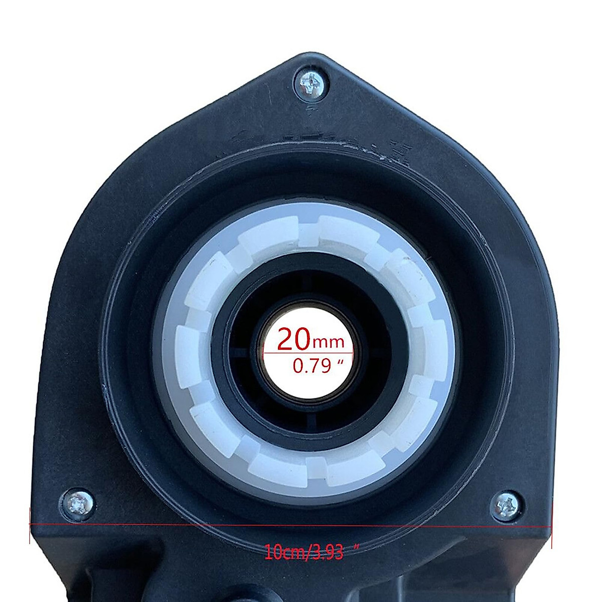 24V555 18000RPM Gearbox ，for Children's Electric Car Large Axle Hole, 24 Volt Motor with Gear Box for Disney Pink Princess Carriage Kids Ride On Car Parts