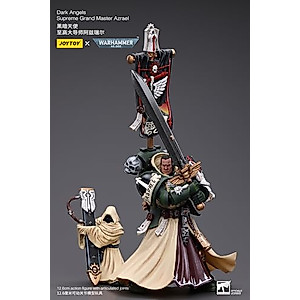 JoyToy Warhammer 40K Dark Angels Supreme Grand Master Azrael 1:18 Scale Action Figure