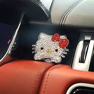 Bling Car Push to Start Button Cover Accessories, Crystal Rhinestone Car Engine Start Stop Button Cover, Auto Ignition Switch Cover, Cute Car Accessories for Women Decoration Interior Sticker
