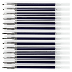 ARTEZA Gel Pen Refills Pack of 50 Blue Roller Ball Gel Ink Pen Refills, Quick-Drying, Nontoxic, Fine Point
