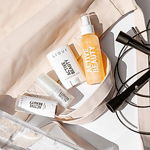 LIQUE Active Lip & Cheek Balm Makeup Stick, Lightweight & Hydrating, Sheer Color with Buildable Coverage, Natural-Looking, Dewy Finish, Vegan Formula, Resilient, 0.49 Oz.