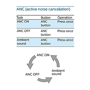 Philips N7506 Neckband PC Headphones with Noise Canceling Mics for Clear Conference Calls, Bluetooth Multipoint, Black (TAN7506BK/00)