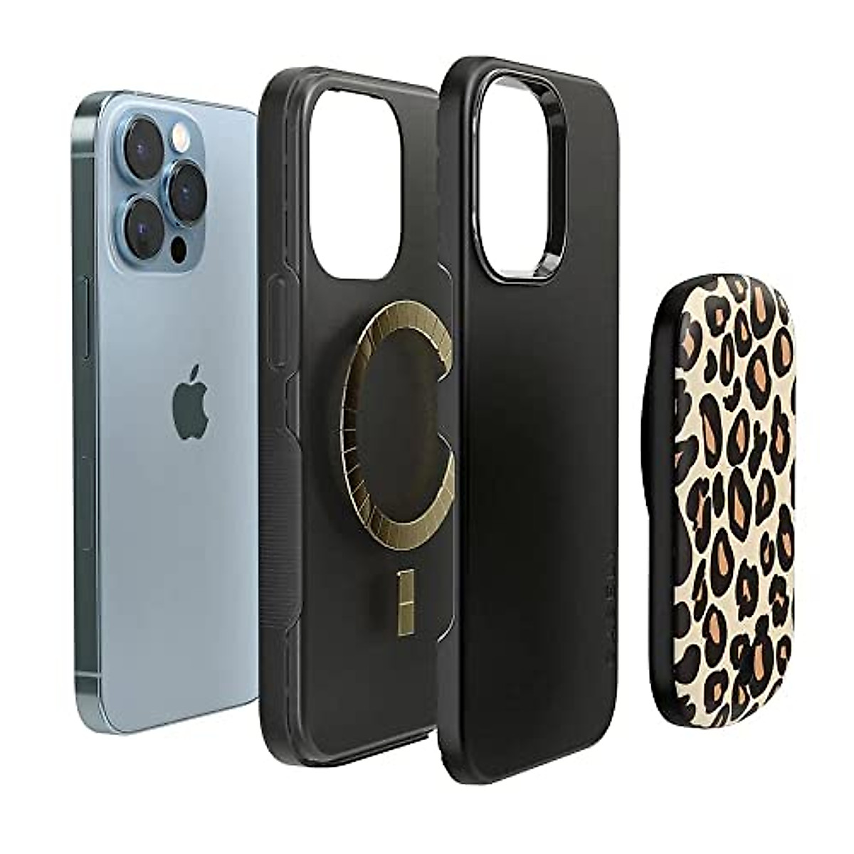 Casely Power Pod | MagSafe Compatible Battery Pack | Into The Wild | Leopard Print Power Pod (5,000 mAh)