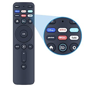 XRT260 Replacement Voice Remote Control for Vizio V-Series M-Series P-Series 4K HDR Smart TV，Compatible with Vizio TV V435-J01 V505-J01 M43Q6-J04 M50Q6-J01 M50Q7-J01 P65Q9-J01 P75Q9-J01 P85QX-J01