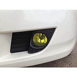 iJDMTOY Pair Selective Yellow Lens Fog Light Lamp Assemblies w/ 55W H11 Halogen Bulbs Compatible with Acura Honda, Compatible with Ford, Compatible WithNissan Subaru Suzuki etc