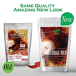 1 Pack Of Natural Red Henna Hair & Beard Color/Dye 100 Grams - Natural Hair Color, Plant-based Hair Dye - The Henna Guys