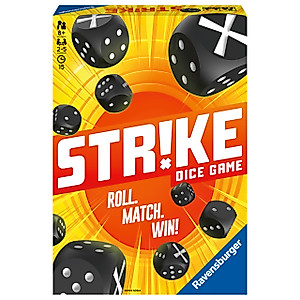 Ravensburger Strike - Classic Dice Game for Kids and Adults - Roll. Match. Win!
