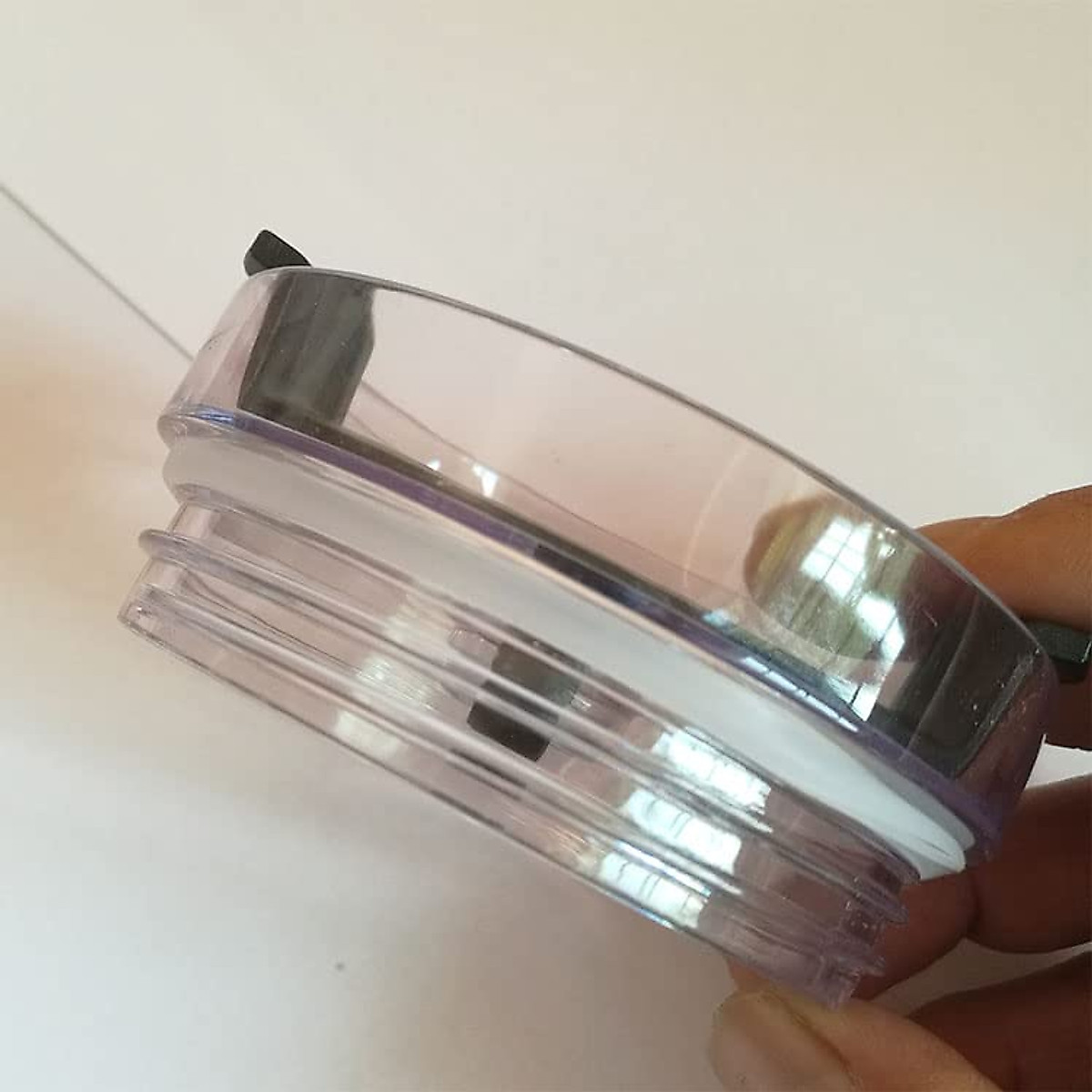 ZEJAVIC 2 pack 40 OZ Tumbler Lid Compatible for Stanley Adventure Quencher Travel Tumbler Cup, Spill Proof Splash Resistant Tumbler Covers for Stanley (Pink)