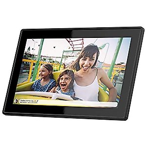 Feelcare 15.6 Inch 16GB WiFi Picture Frame with FHD 1920x1080 IPS Display,Touch Screen,Send Photos or Small Videos from Anywhere in The World, Wall Mountable, Portrait and Landscape(Black)
