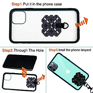 M MYECOGO Phone Lanyard, Neck Lanyard & Wrist Lanyard keychain Holder for Phone Case