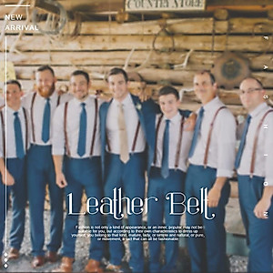 BODIY Men Leather Suspenders Shoulder Belt Strap Tuxedo Wedding Suspender for Groom Groomsmen Fashion Body Harness Accessory