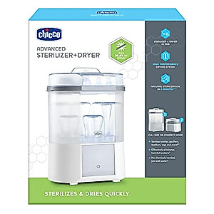 Chicco Chicco Advanced Electric Baby Bottle Steam Sterilizer & Dryer - Naturally eliminates Household Germs