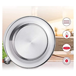 XENITE Classic Kettle Whistling Kettle for Gas Hob Stainless Steel Whistle Teapot for Stove Large-Capacity Teapot for Kettle Kitchen Ergonomic Heat-Resistant Handle Induction Hob Kettle Teapots (Colo