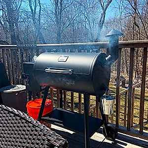 Z GRILLS 5502H 8 in 1 Wood Pellet Portable Grill Smoker for Outdoor BBQ Cooking with Digital Temperature Control and Storage Shelf, 538 Sq In