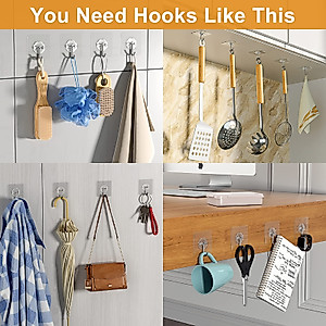 Adhesive Hooks 12 Pack