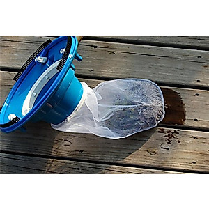 Aquatix Pro Premium Fine Mesh Bag Replacement with Pull & Lock Cord for Pool Leaf Vacuum, Leaf Eater, Leaf Catcher, Leaf Gulper, Leaf Bagger, Leaf Master, Universal Fit, 1 Year Warranty! (2)